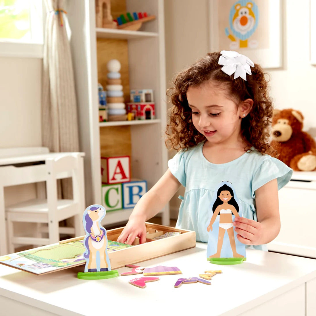 Melissa Doug Princess Magnetic Dress up Play Set